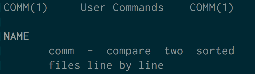 Linux And Unix Comm Command Tutorial With Examples George Ornbo